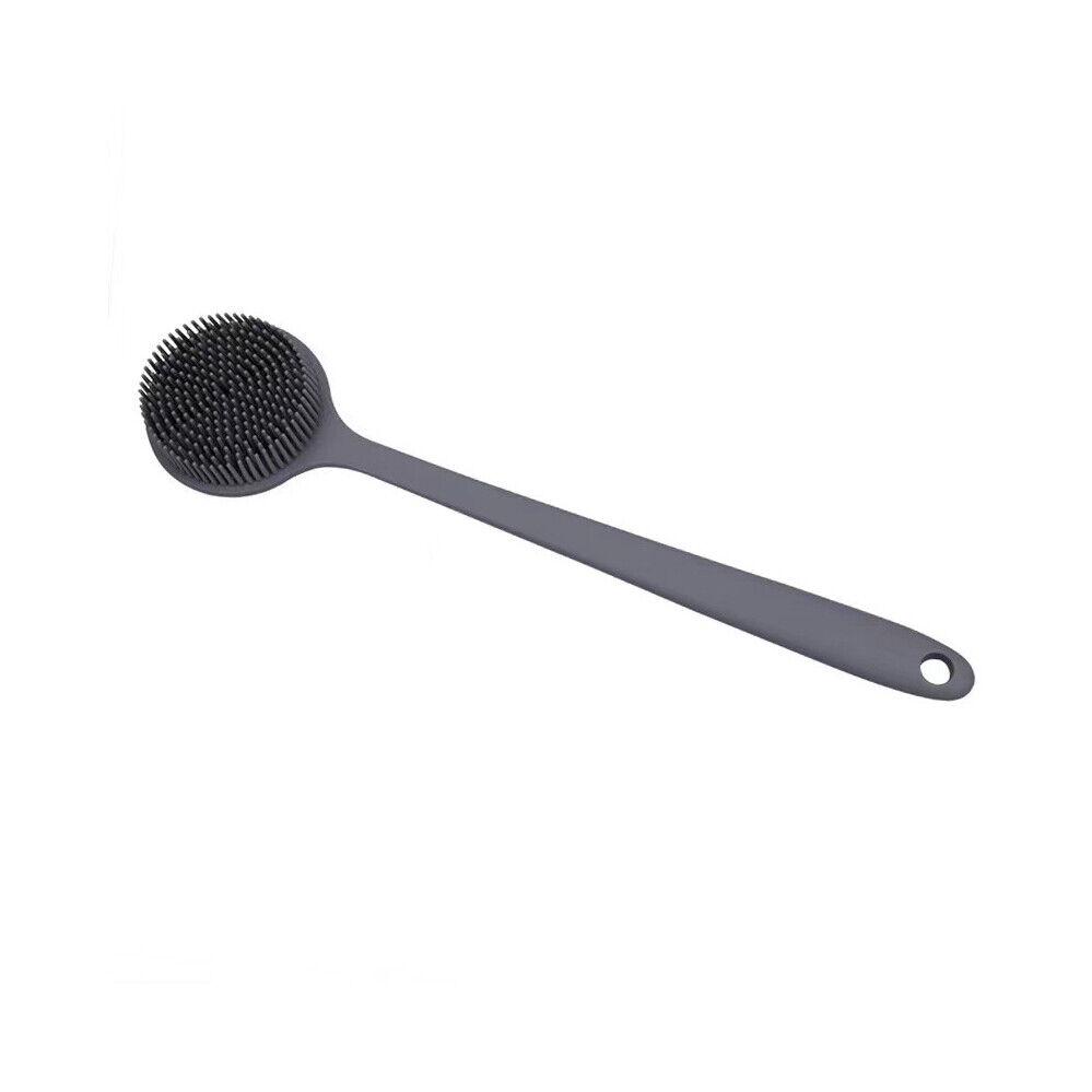 Back Scrubber Scrub Long Handle Shower Body Bath Brush Silicone Massage ...