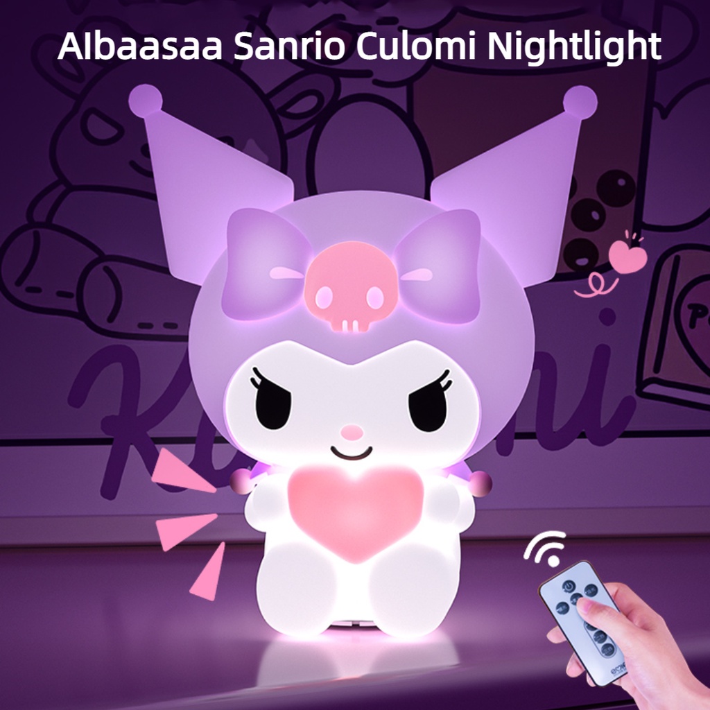 Aibaasaa Sanrio Kuromi Cartoon Wireless LED Night Light Papa Lamp D08 ...