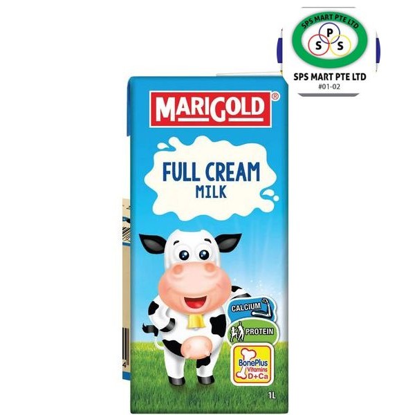 Marigold Uht Milk Full Cream 1L | Shopee Singapore