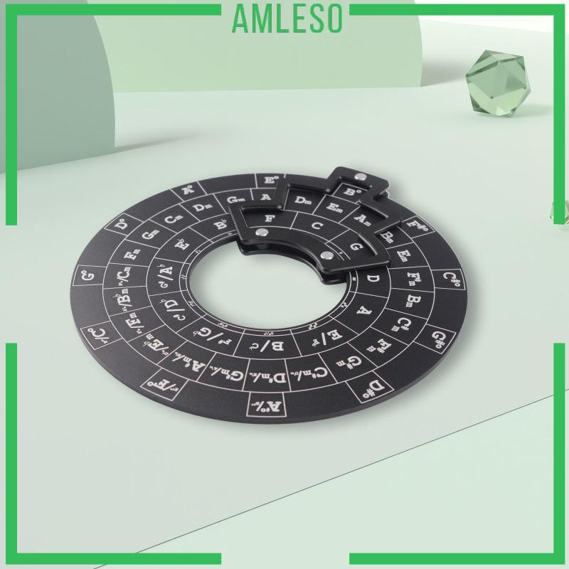 [Amleso] Round Music Melody Tool Music Chords Wheel Portable Fitments ...