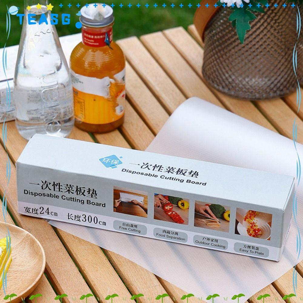 TEASG Chopping Boards Paper, 24x300CM Plastic Cutting Board Paper ...