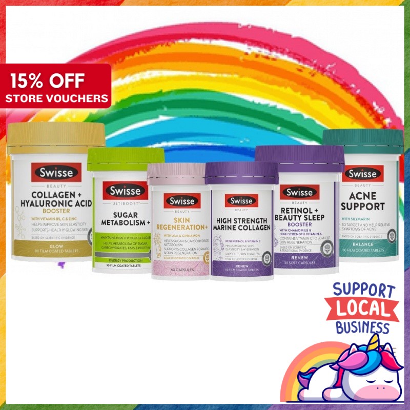 [Crazy Sale] [Authorised Store] - Swisse Skin Regeneration Collagen Formation | Acne Support ...