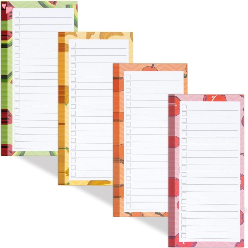 50 Sheets Per Note Pads,Magnetic Notepads for Refrigerator, Grocery ...