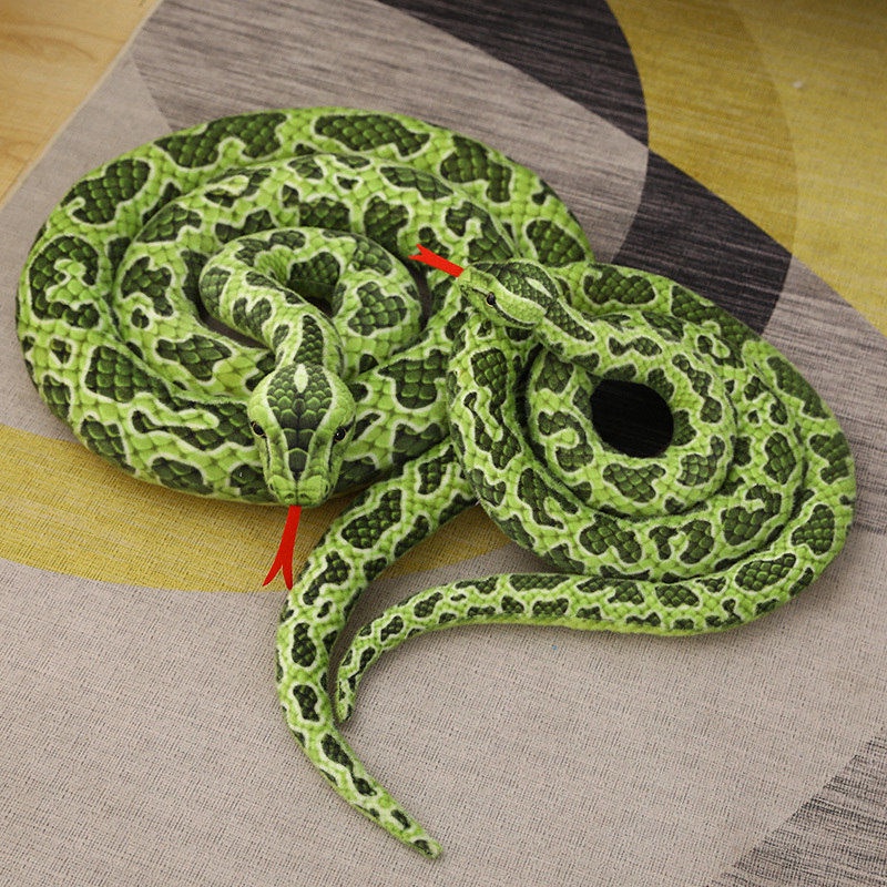 Simulation Python Doll Plush Toys Year of Snake Doll Ragdoll Spoof ...