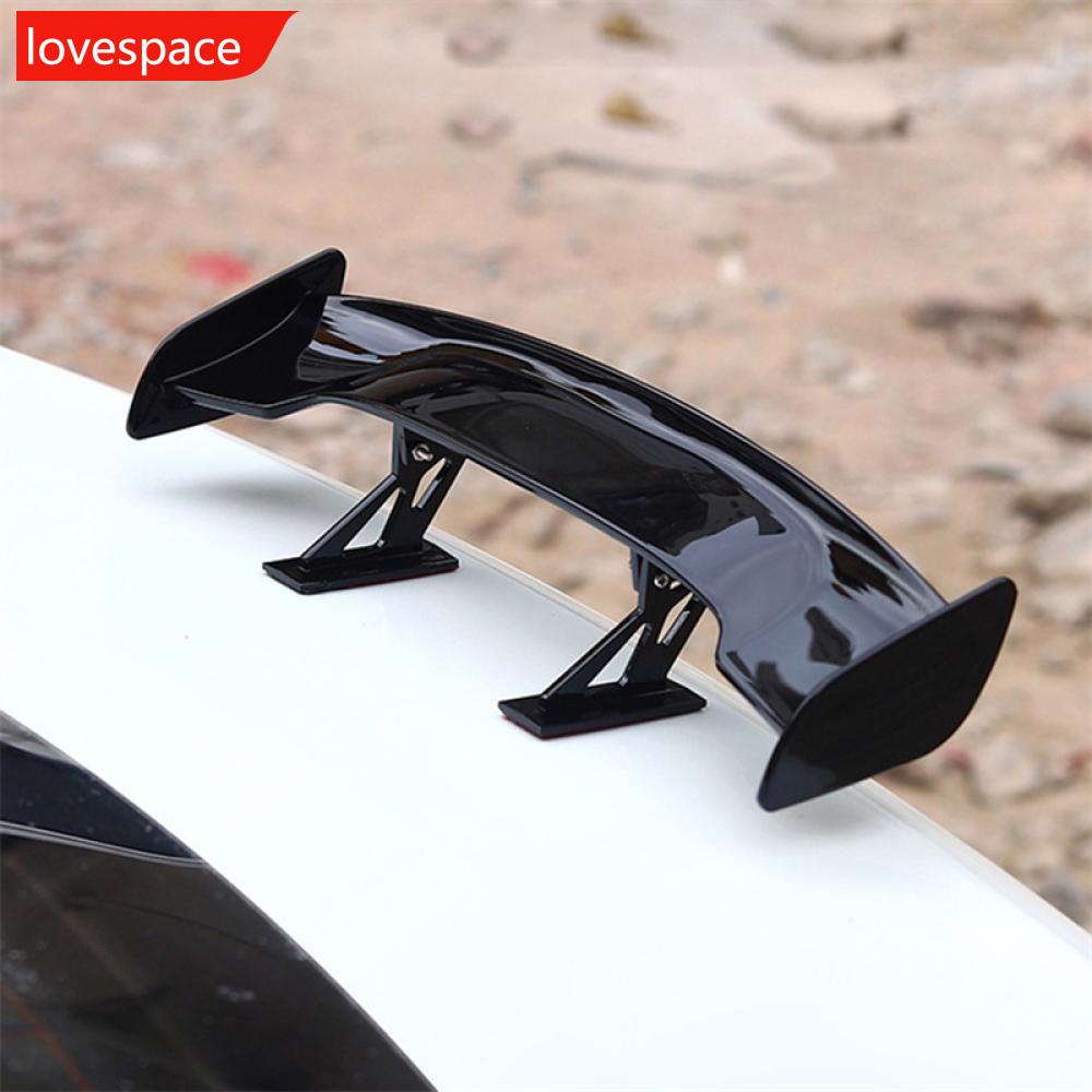 LOVESPACE Universal Car Mini Tail Wing Carbon Fiber Look Mini Modified ...