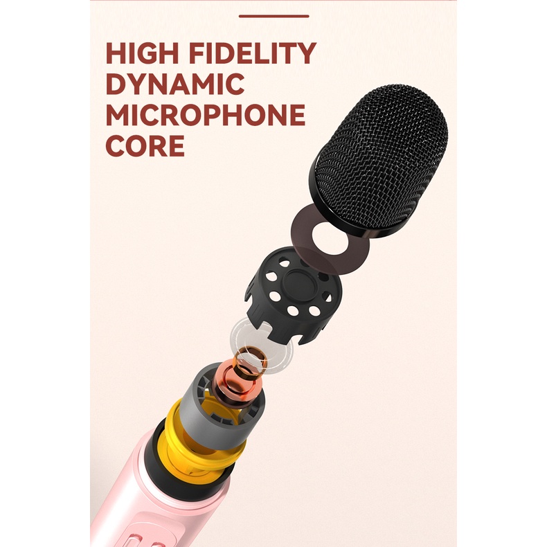 SDRD SP-100 Wireless Microphone Bluetooth Speaker Mobile Wireless ...