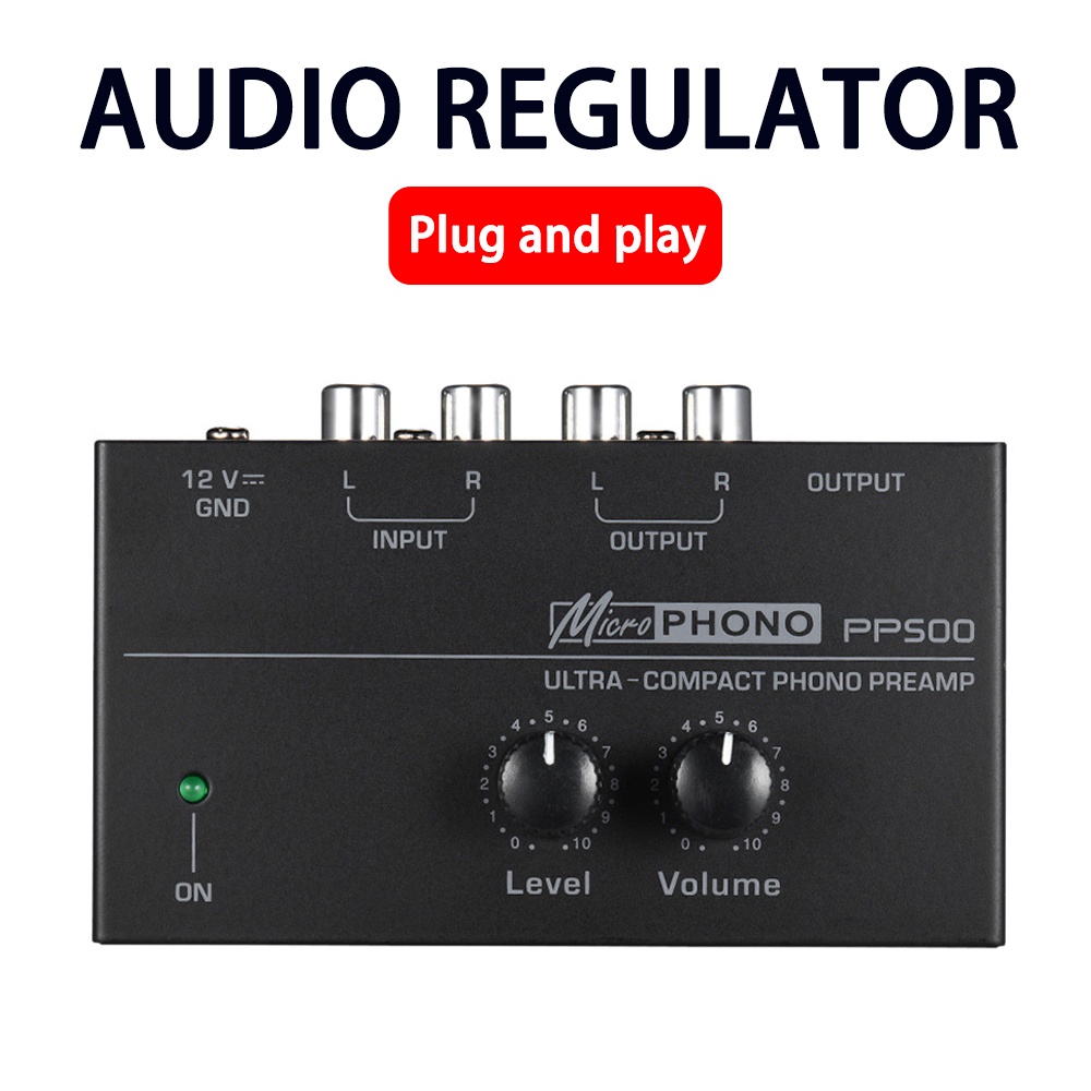 Preamplifier Phono Preamp Ultra-compact Audio Amplifier With Level ...