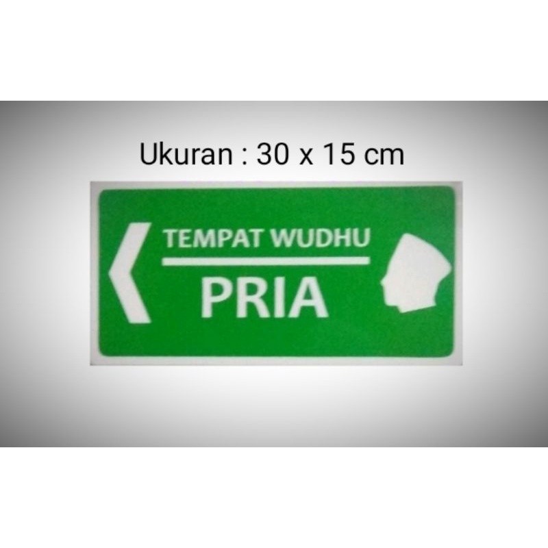 Sign "Men's Ablution Place" Acrylic label Sign, Acrylic Sign Board ...