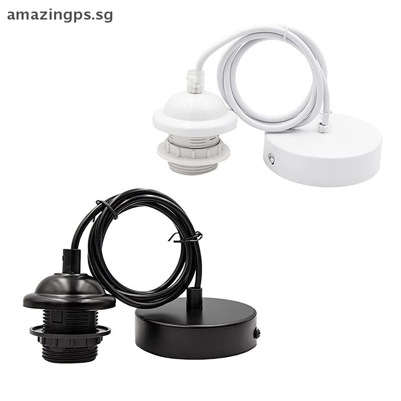 [amazingps] Vintage Edison Lamp E27 Screw Base Hanging Pendant Light ...