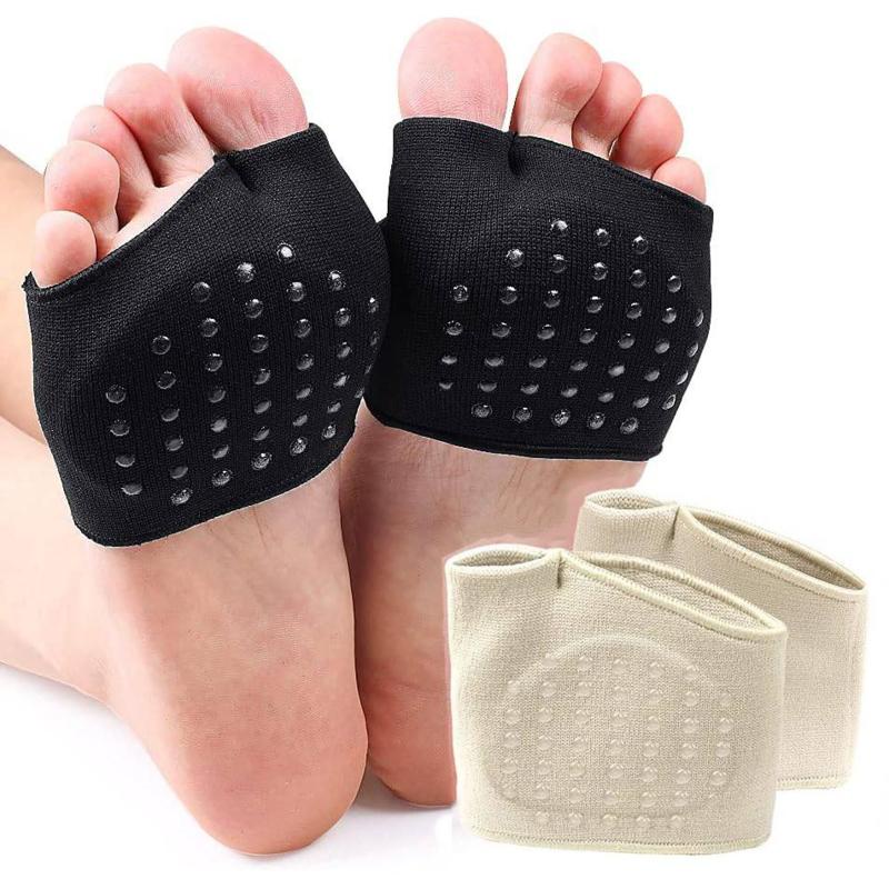 Metatarsal Sleeve Pad with Gel Anti-Slip Soft Compression Forefoot Ball ...