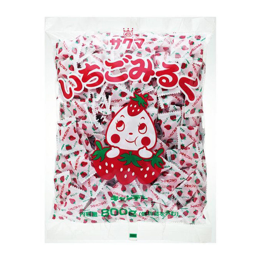 Sakuma Seika Strawberry Milk Candy 800g | Shopee Singapore