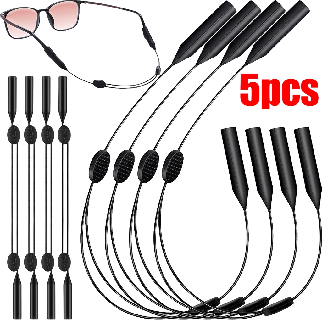 5pcd Universal Adjustable Eyewear Retainer Fit Sports Sunglasses ...