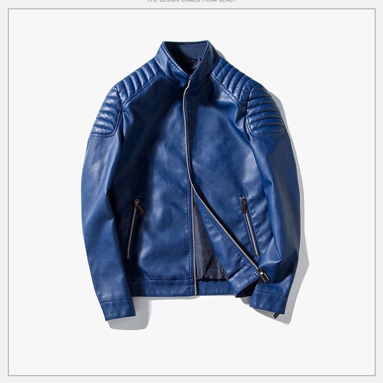 Spring Autumn Jacket Flight PU Leather Jacket Loose Trendy Plus Size ...
