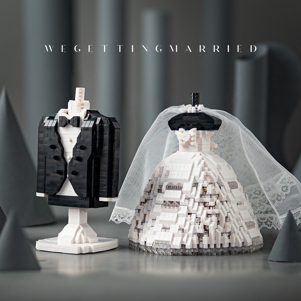 Compatible with Lego Building Blocks Assembled Toy Wedding Gift ...