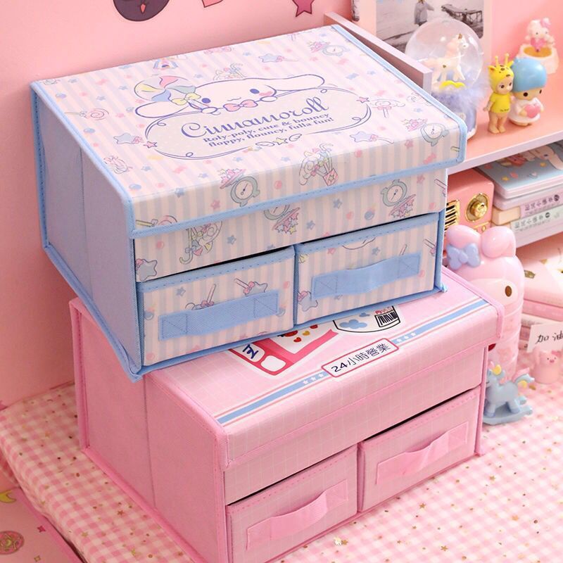 Sanrio Drawer Storage Box Wardrobe Fabric Organizer Box Foldable ...