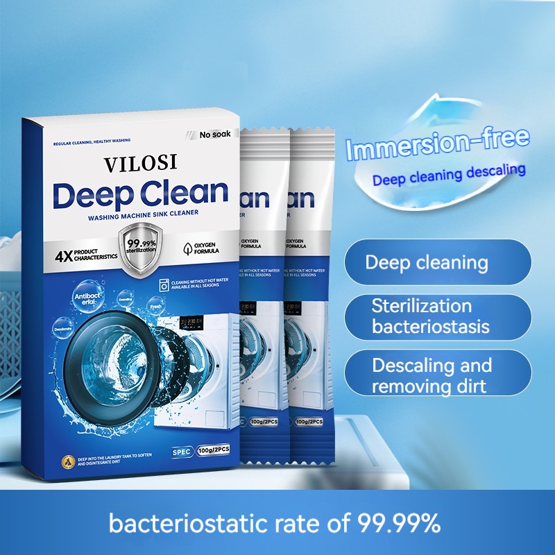 1box Washing Machine Cleaner (2Bag x 100g) Tank Tube Deep Cleaning Tub ...