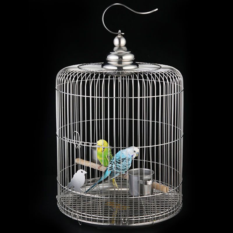 Stainless Steel Bird Cage round Large Brother's Cage Eight GE Cage ...