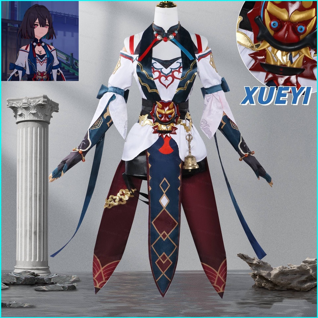 star3 Honkai: Star Rail Xueyi Cosplay Costume Anime Woman cos Clothing ...