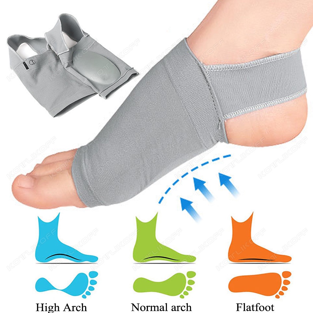 Bandage Arch Sports Foot Pad Flat Arch Collapse Support Orthotic Pad ...