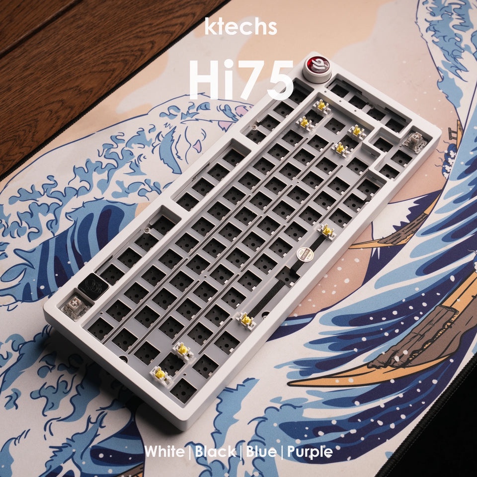 [SG] Leobog Hi75 Aluminum Gasket 75% Mechanical Keyboard Barebone Kit ...