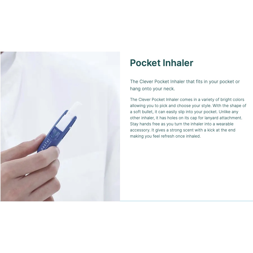 Pastel X8 Essential Oil Nasal Inhaler | Thai aromatherapy congestion ...