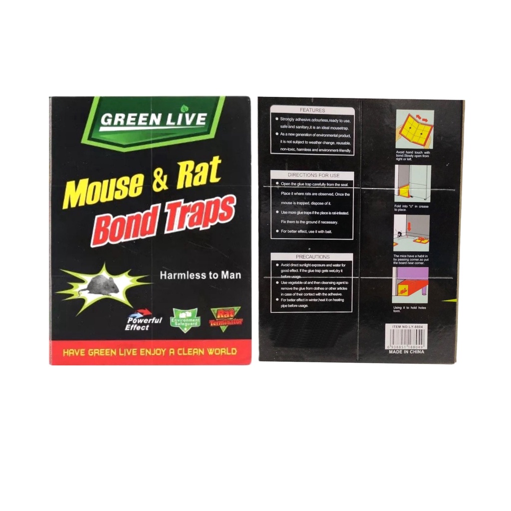 SG Ready Stock Super Strong Sticky Mouse Rat Mice Trap Board Glue Catch ...