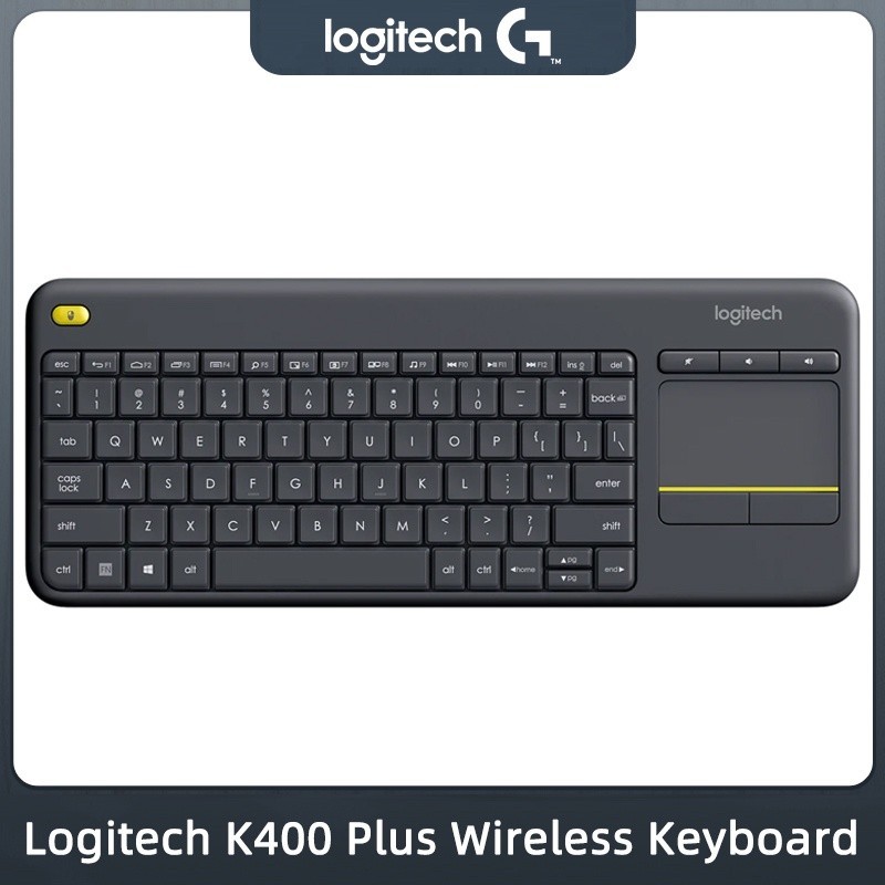 K400 Plus Wireless Touch Keyboard with Touchpad HTPC Keyboard Household ...