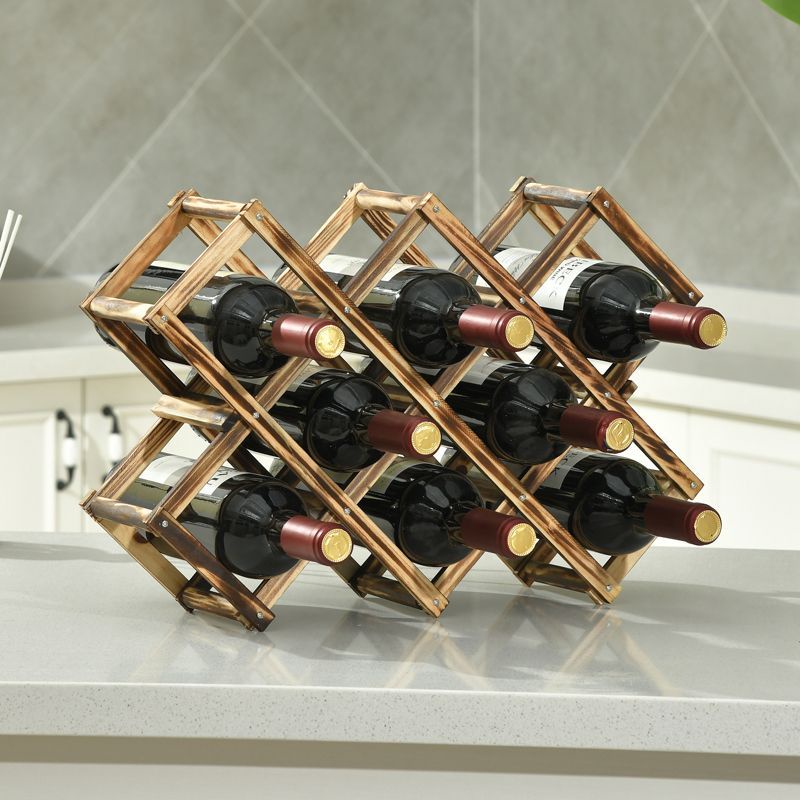 Creative Solid Wood Wine Rack Decoration Household Wine Cabinet Rack ...
