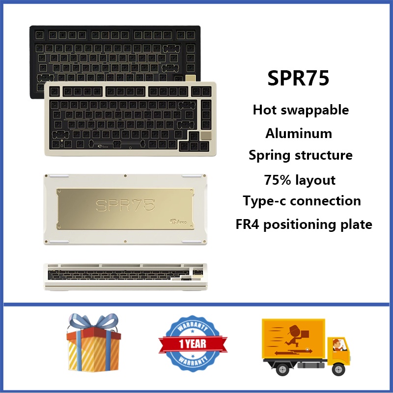 Akko SPR75 Aluminum Mechanical BareBone Keyboard Kit Spring Structure ...