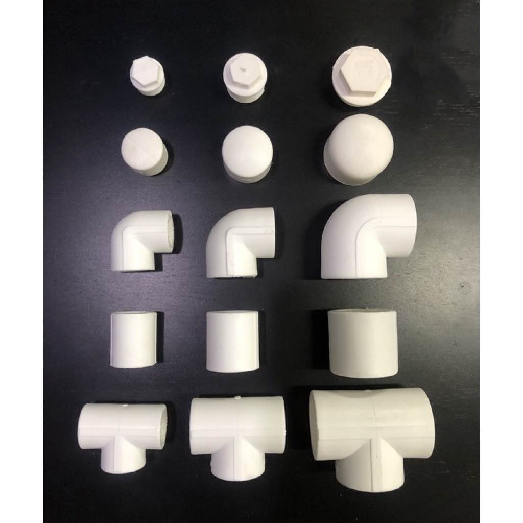 PPR Fittings plain ELBOW , COUPLING ,TEE , END CAP , MALE PLUG 1/2 3/4 ...