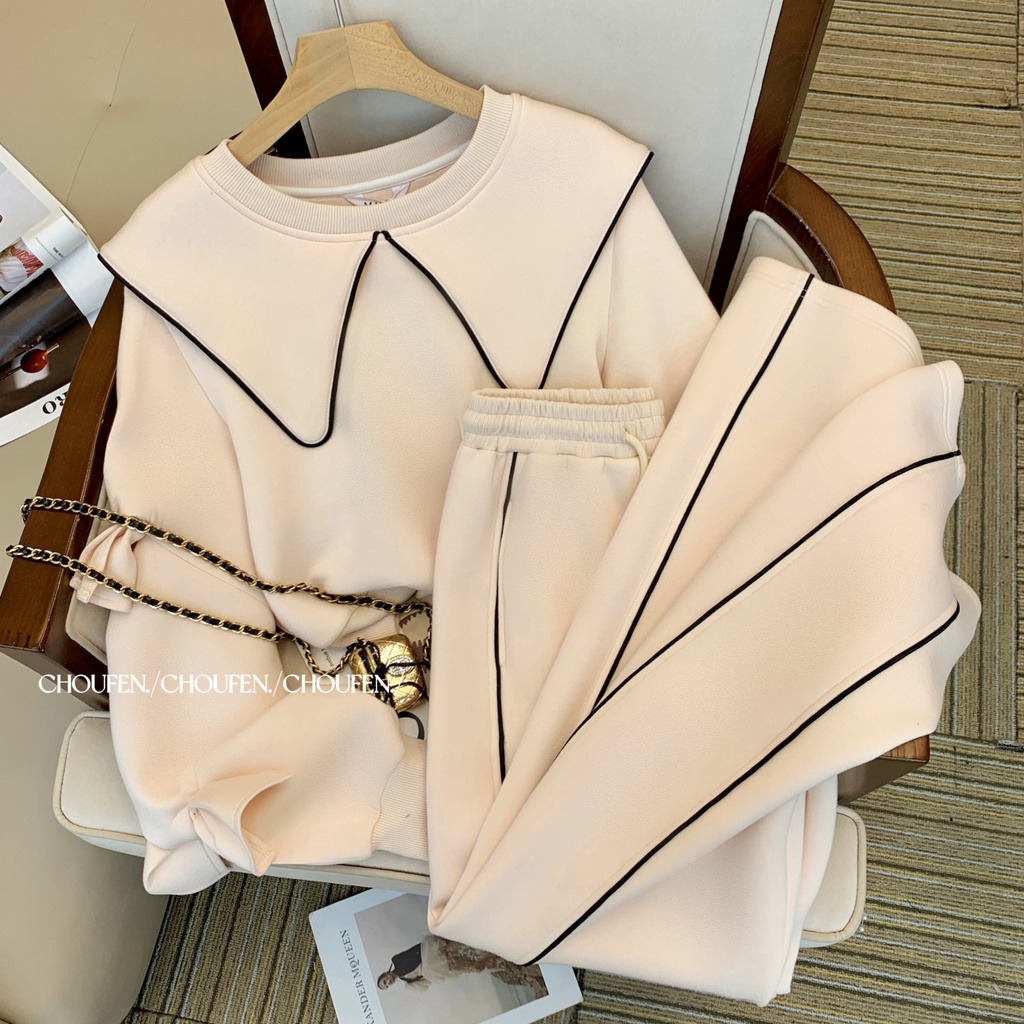 High-end Casual Sweatshirt Suit Pants Autumn Winter Women 2022 New ...