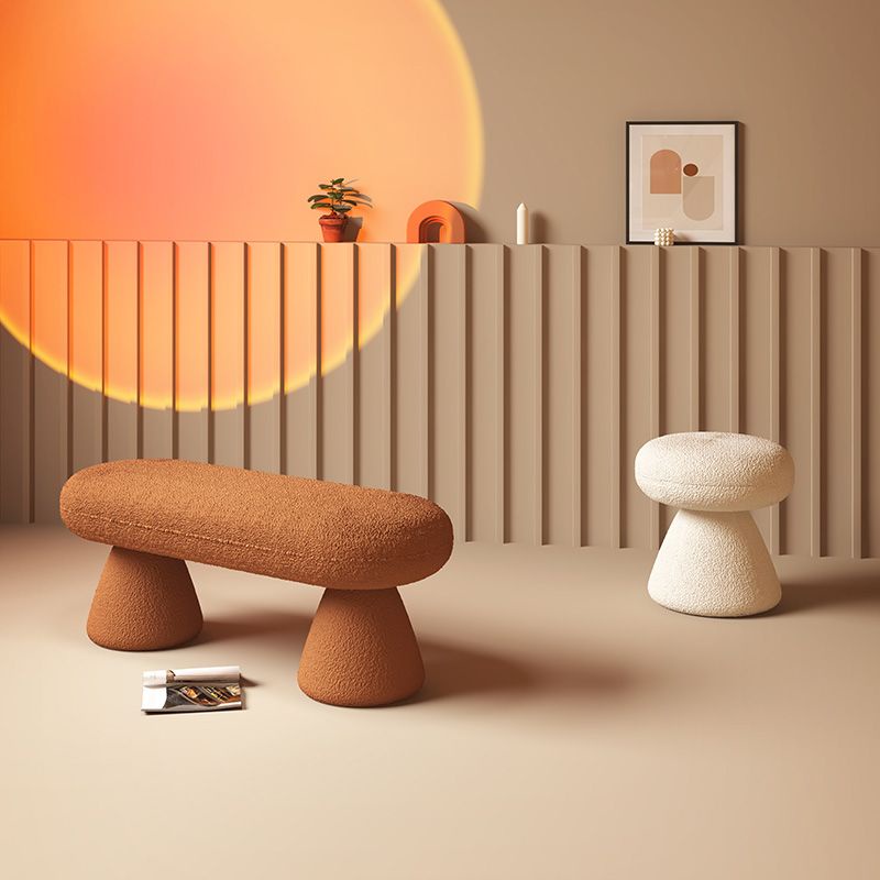 Nordic bedside stool Modern simple home bedroom makeup stool shoe ...