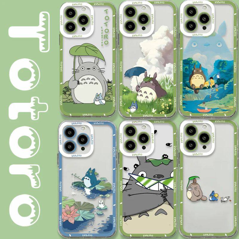 Spirited Away Cute Totoro Case For iphone 15 Pro Max 6 6S 7 8 Plus SE 2 ...