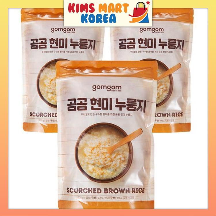 Gomgom Scorched Rice with Brown Rice Nurungji Korean Food 500g x 3pcs ...