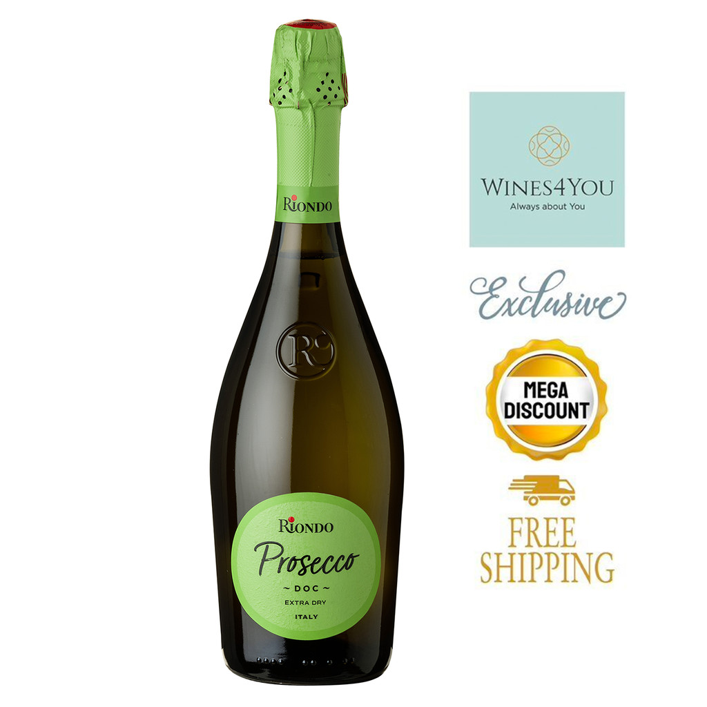 Riondo Prosecco DOC Extra Dry Italy Sparkling Wine | Shopee Singapore