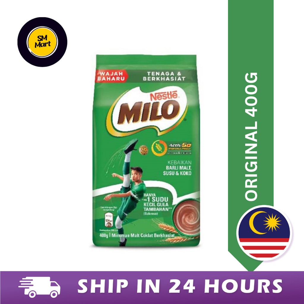 Nestle Milo Activ-Go Chocolate Malt Powder 400g | Shopee Singapore