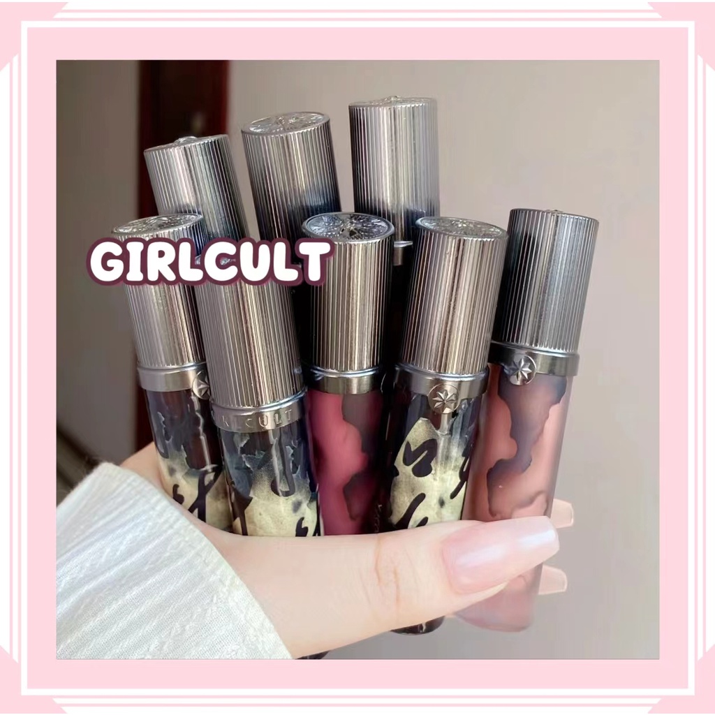 Girlcult Four Inventions Love Words Lip Balm Matte Finish Velvet Lip Mud Lipstick Lip Glaze 3.5G ...