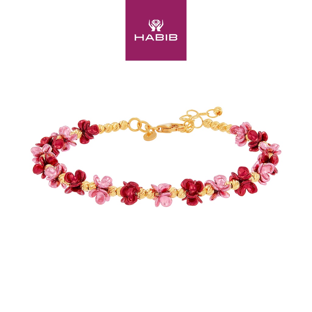 HABIB CLARA | Oro Italia 916 Yellow Gold Bangle GB90560723(RP)-TI ...