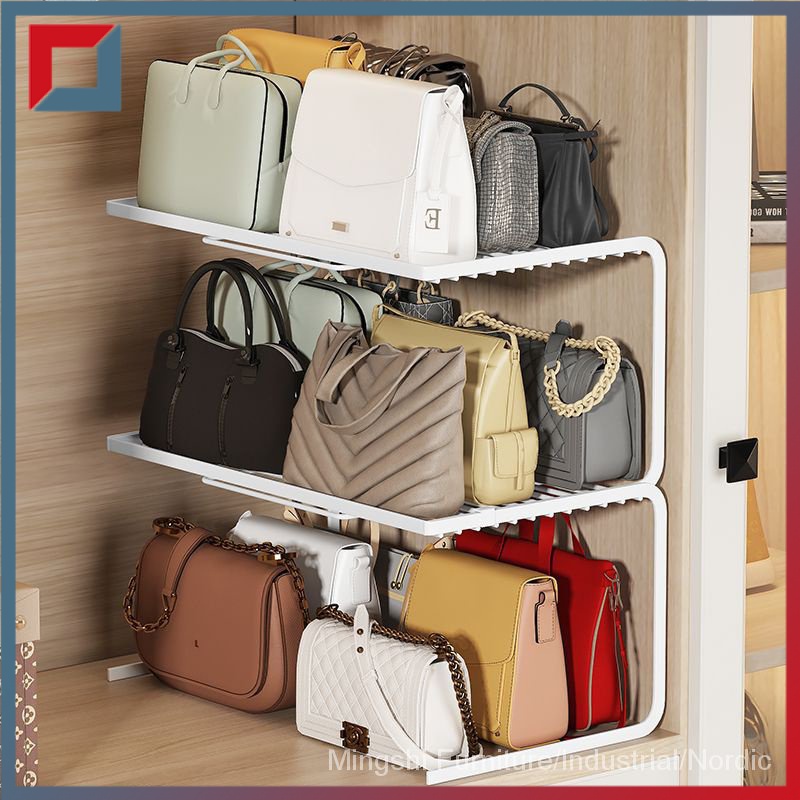Storage rack for bags wardrobes dormitories storage tools display racks ...