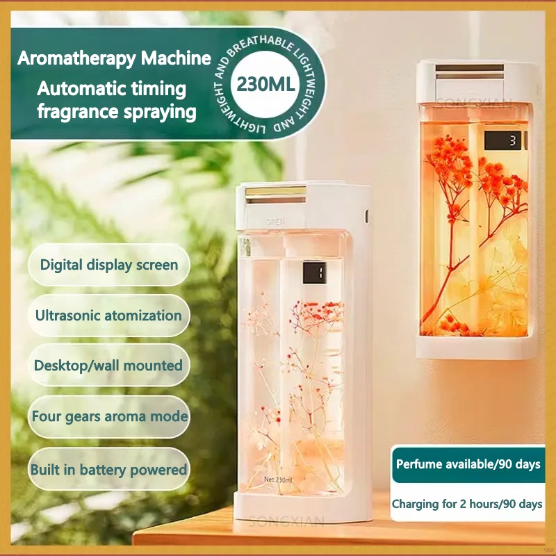 Intelligent Essential oil Diffuser Aroma Nebulizer Household Wireless ...