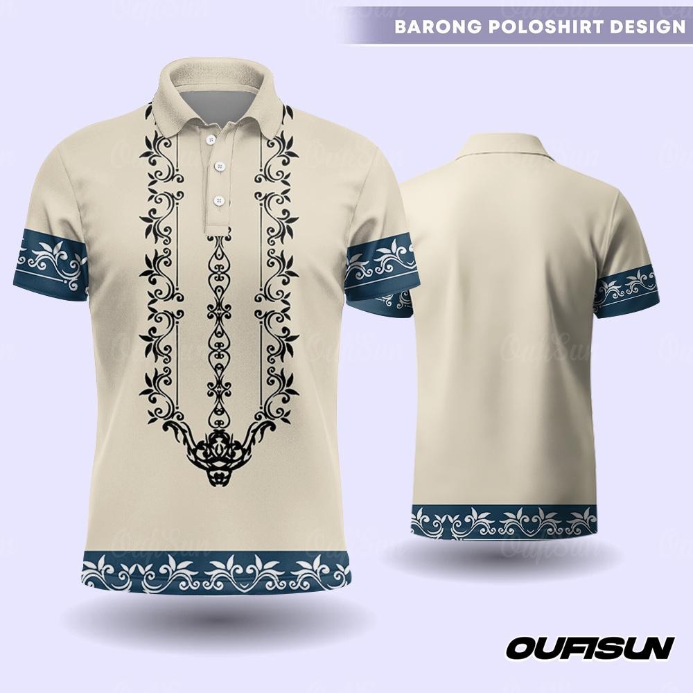 2025 Philippine Ethnic Style Lapel Button Down Polo Shirt Men ASEAN ...