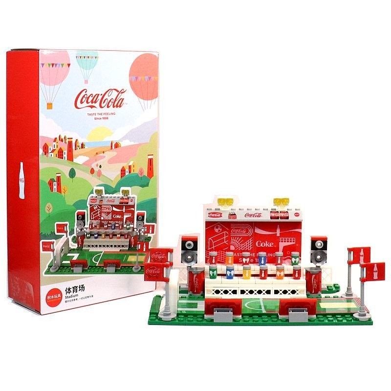 Coca-Cola FamilyMart Convenience Store Building Blocks Toy Stadium ...