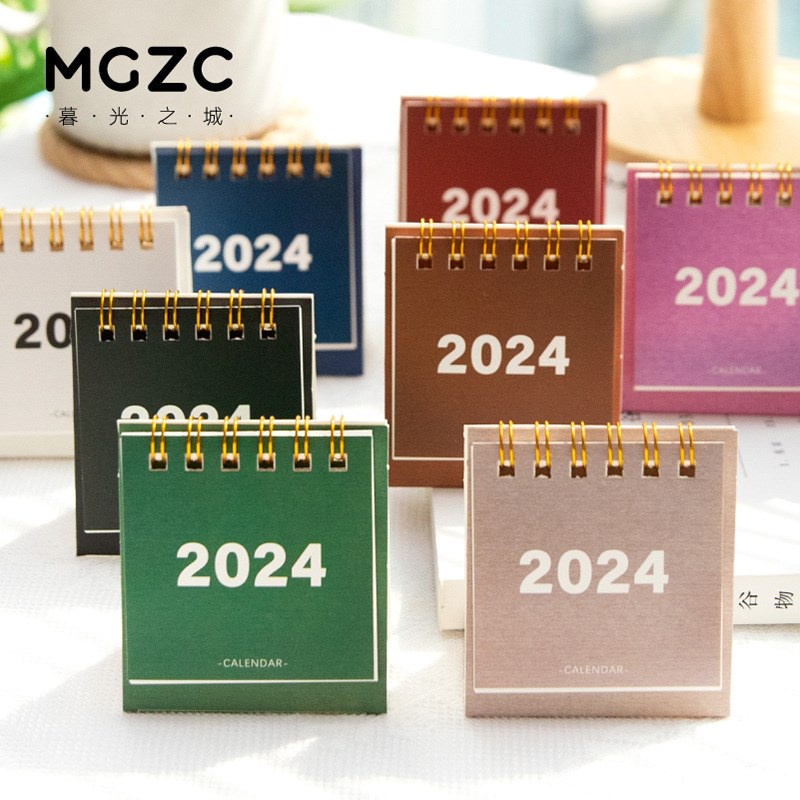 Mini Desk Calendar 2024 Small Desktop Calendar Mini Daily Schedule For ...