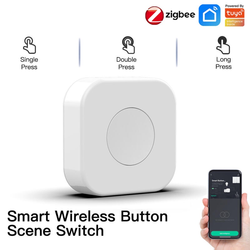 Zigbee 3.0 Mini Button Tuya Smart Scene Switch Smart Life App Wireless ...
