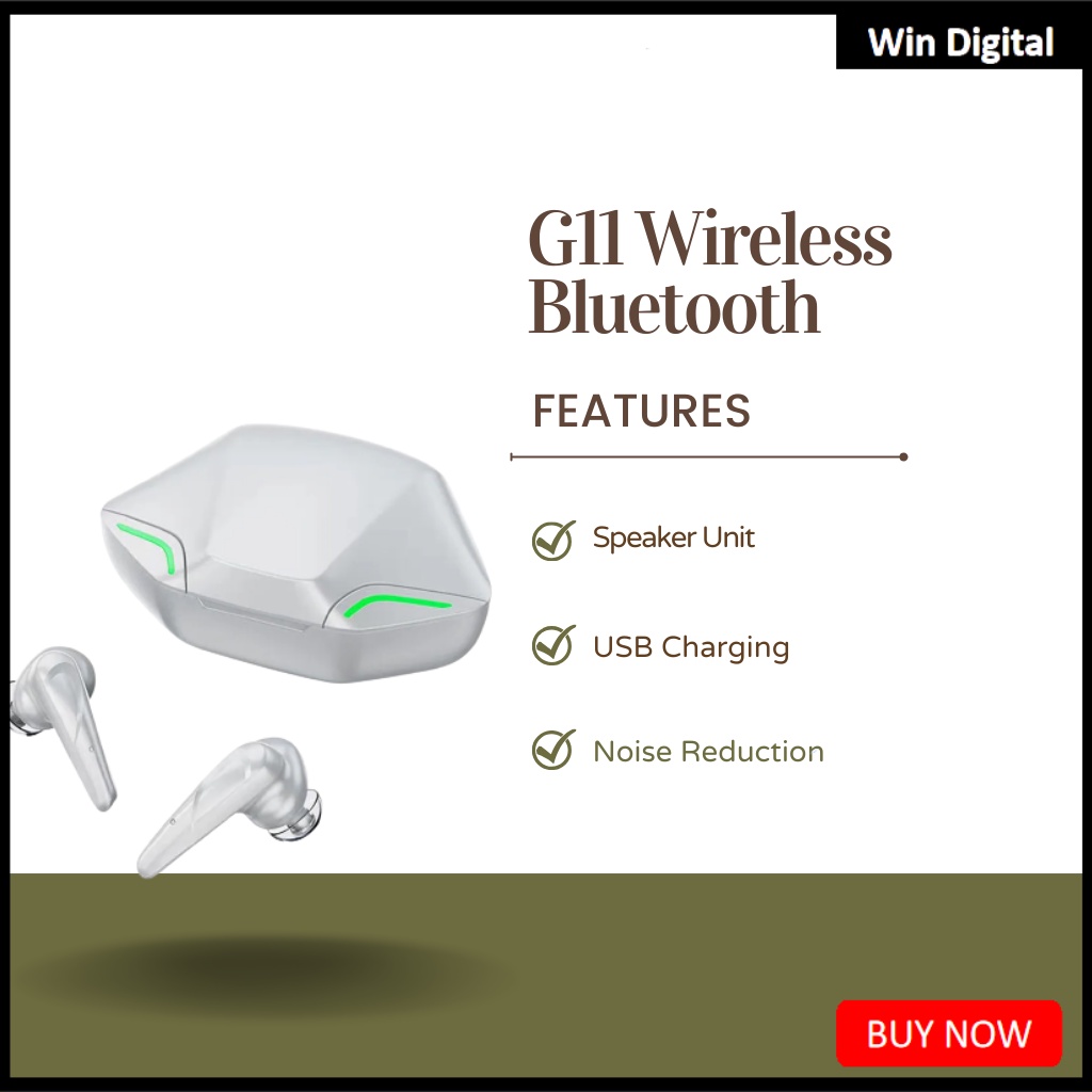 【SG LOCAL SELLER】G11 Wireless Earbuds TWS Bluetooth Headphones Stereo ...