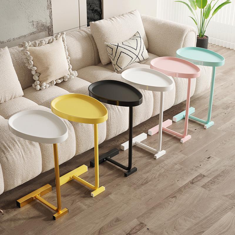 Nordic coffee table Sofa side table small apartment living room sofa ...