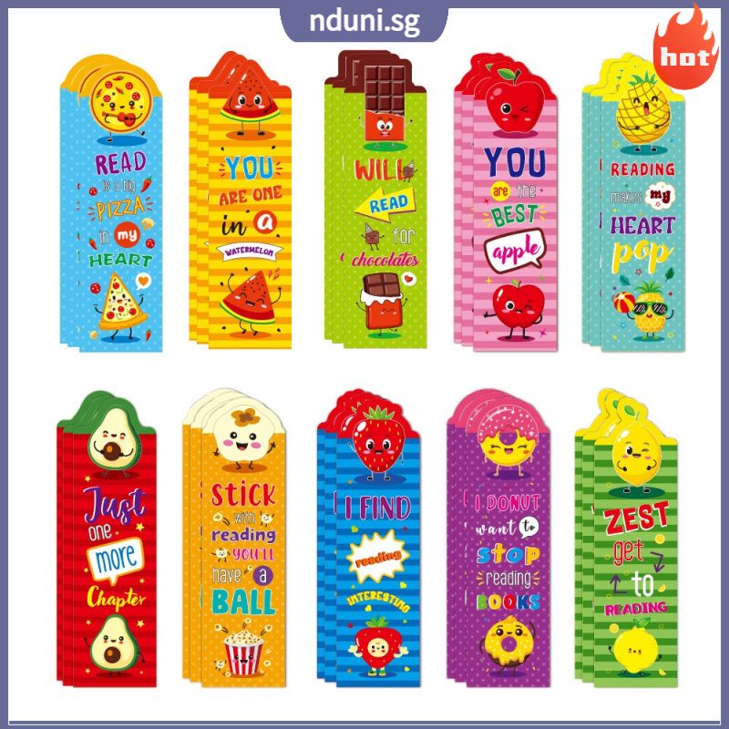 【New Product Promotion】nduni Children's Bookmark 30 Pcs Stationery ...