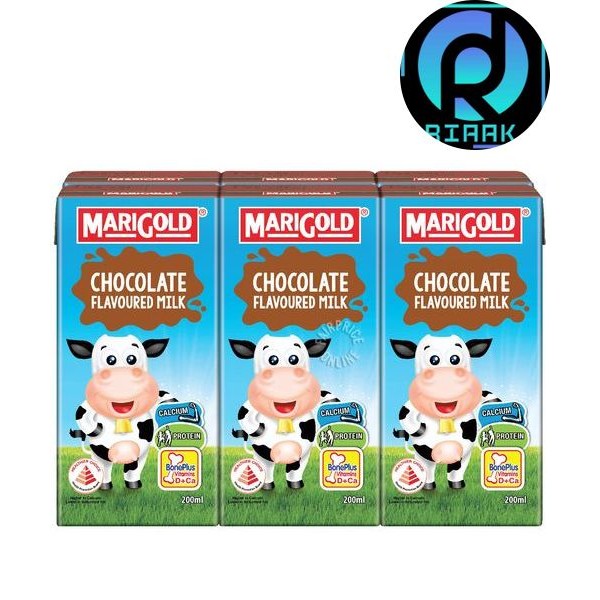 Marigold Uht Packet Milk Chocolate 6 x 200ml | Shopee Singapore