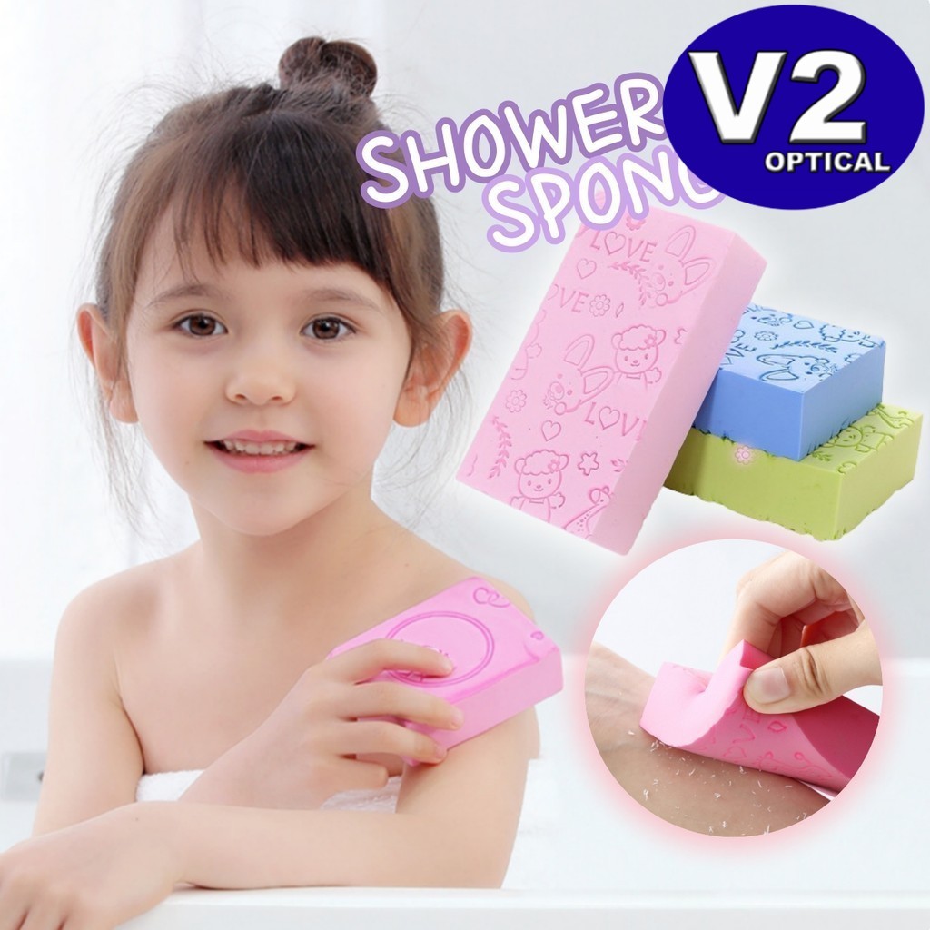 Baby Body Scrub Soft Sponge Exfoliate Dead Skin Cleaner Kid Adult ...