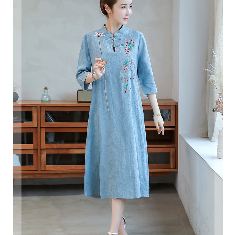Cheongsam Dress Plus Size Chinese New Year Cny Dress Clothes 旗袍 Qipao ...